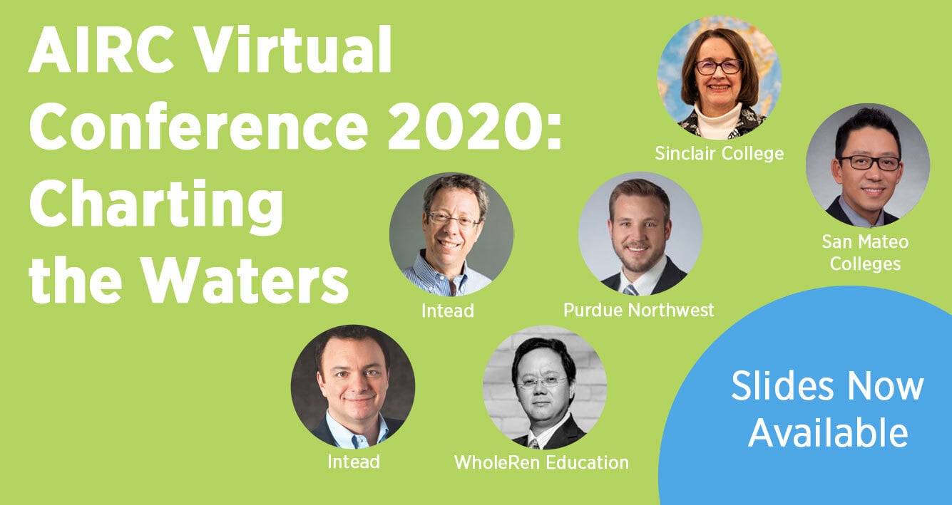 Student Recruitment Insights from AIRC 2020 Conf - Slides Available