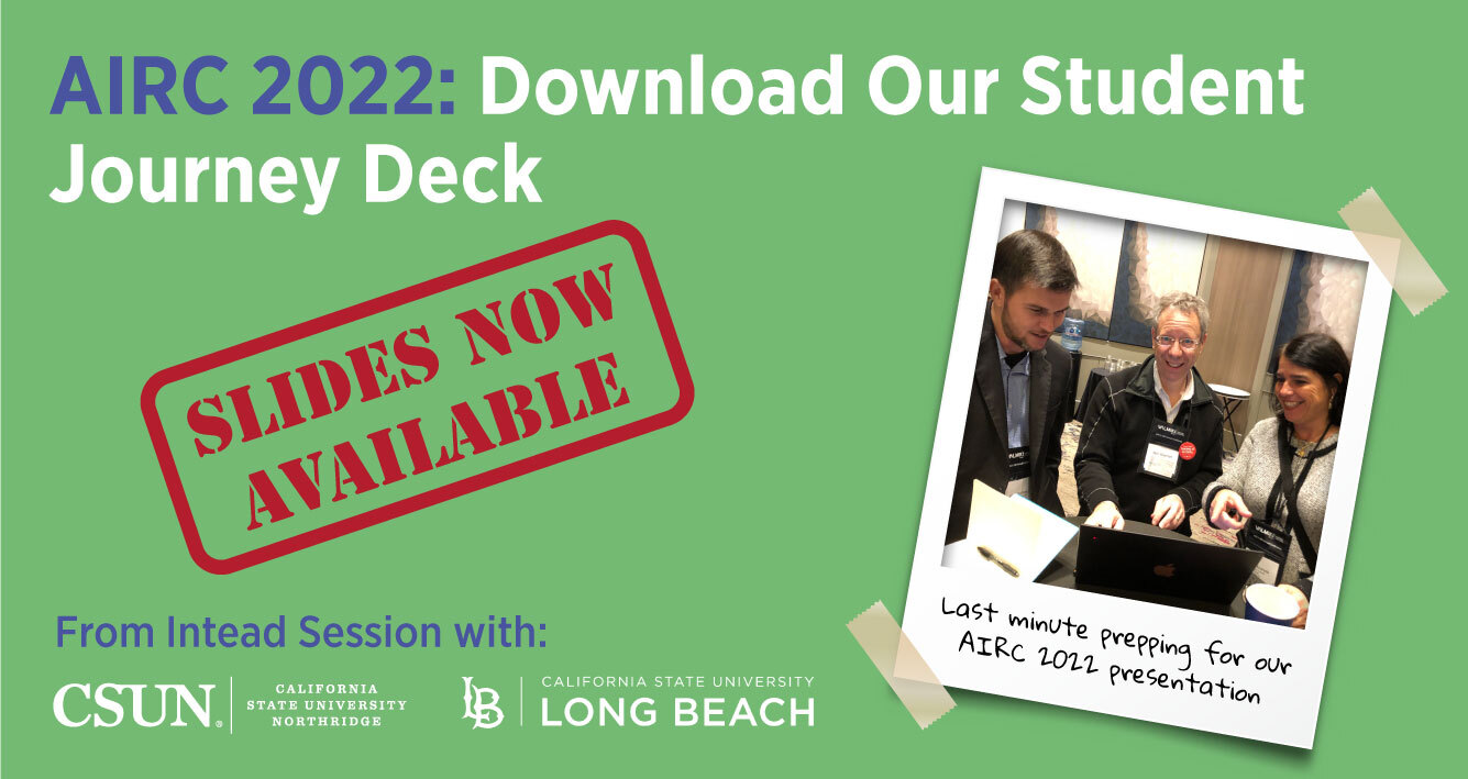 AIRC Conference: Download Our Student Journey Slides